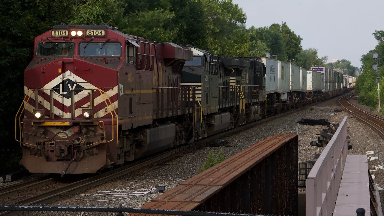 Big Railroad Action on the CSAO Lehigh Line at Union, NJ on August 14th ...