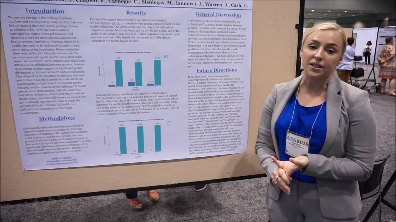 Student Samantha Zubizarreta at APA 2019 - YouTube