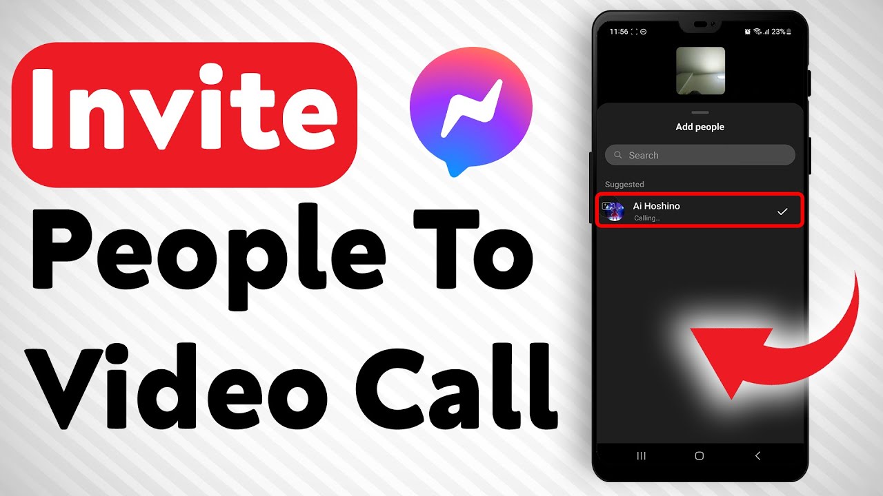 How To Invite Accounts To A Messenger Video Call - Full Guide - YouTube