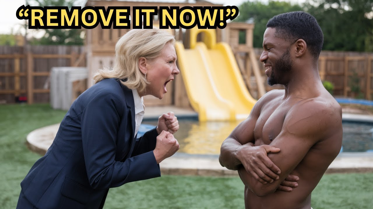 HOA Karen Fined Me For Having A Pool - So I Built a Backyard Waterpark! - YouTube