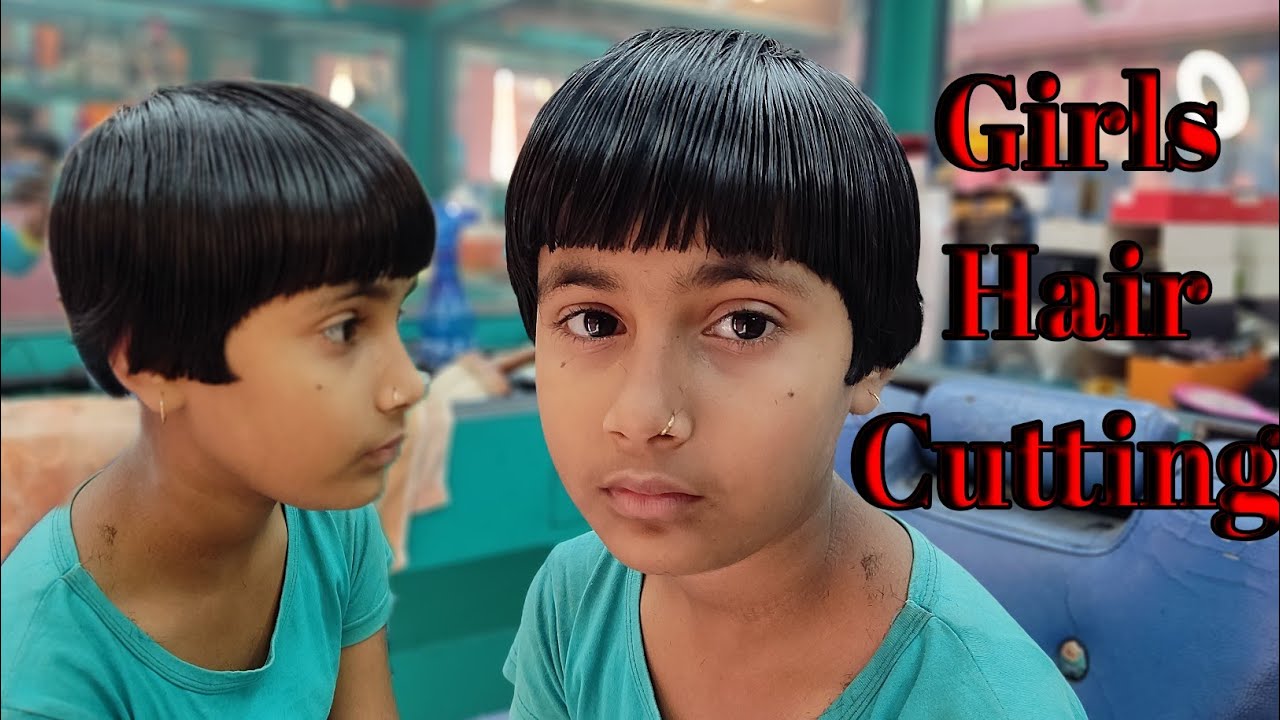 Balloon Haircut Tutorial || Girl Balloon Haircut Tutorial at home - YouTube