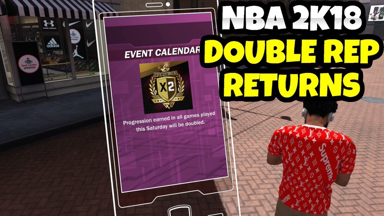 NBA 2K18 DOUBLE REP RETURNS - YouTube