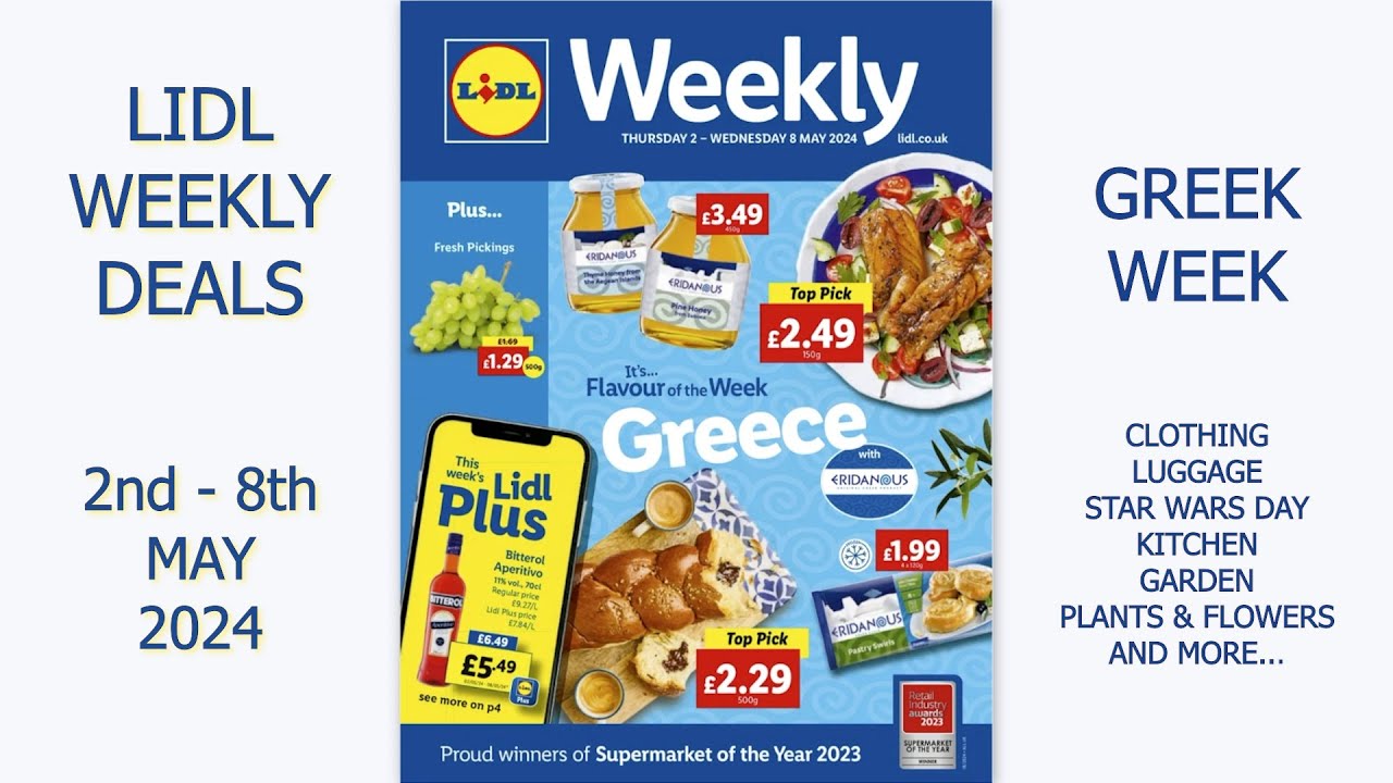 Lidl Weekly Deals 2nd - 8th May 2024 Greek Week - YouTube