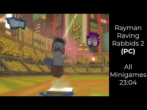 Rayman Raving Rabbids 2 (PC) All Minigames in 23:04 - YouTube