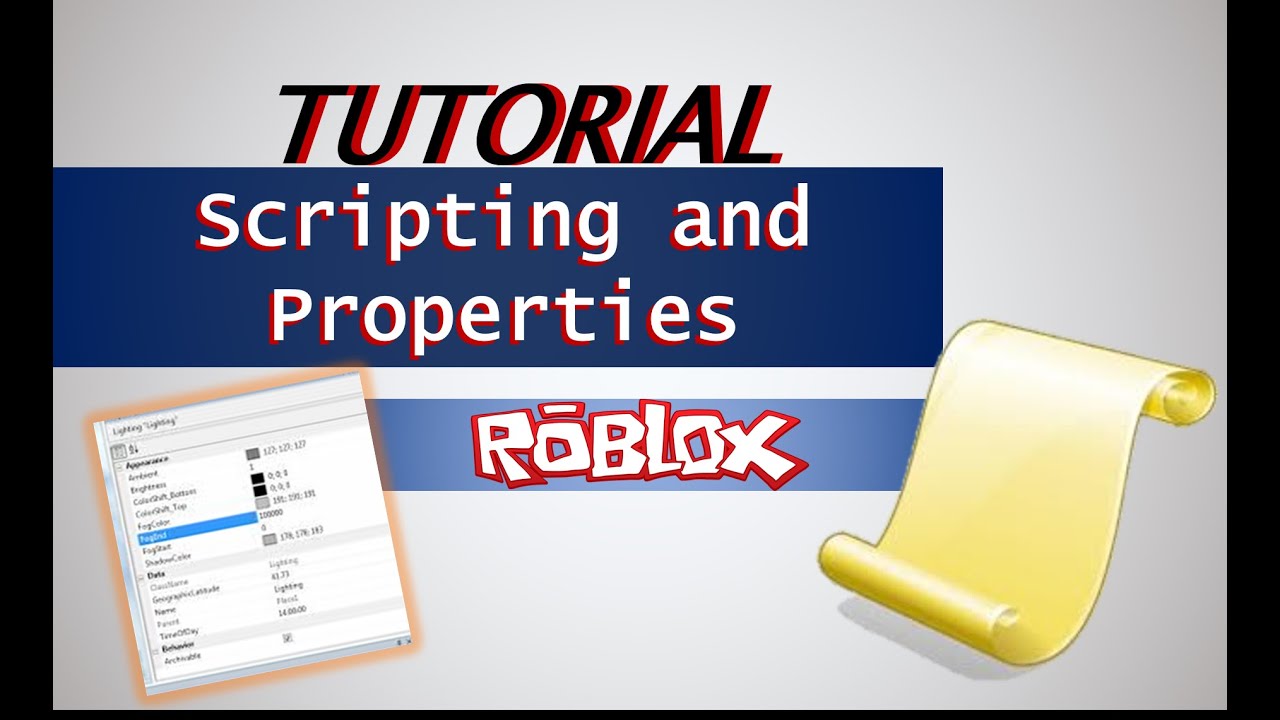 Tutorial Scripting And Properties Scripting Basics Youtube 8013