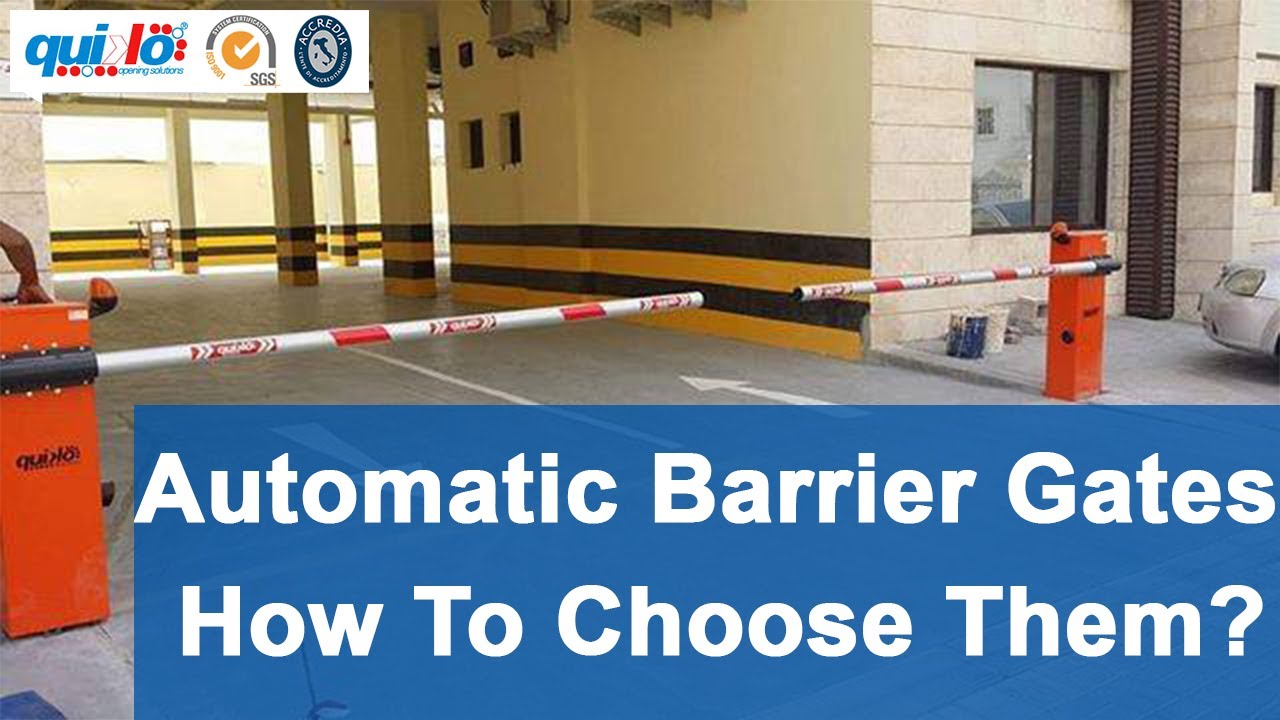Automatic Barrier Gates - How To Choose Them? - YouTube