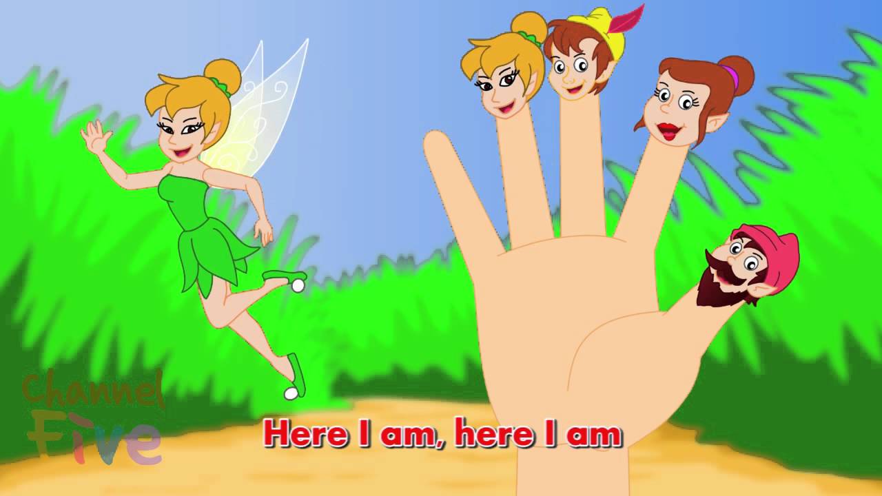 Tinker Bell Finger Family Nursery Rhyme for Children - YouTube