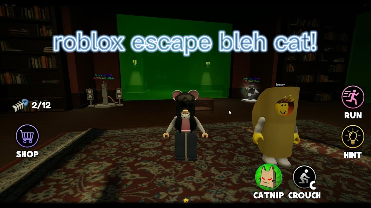 roblox escape bleh cat! - YouTube