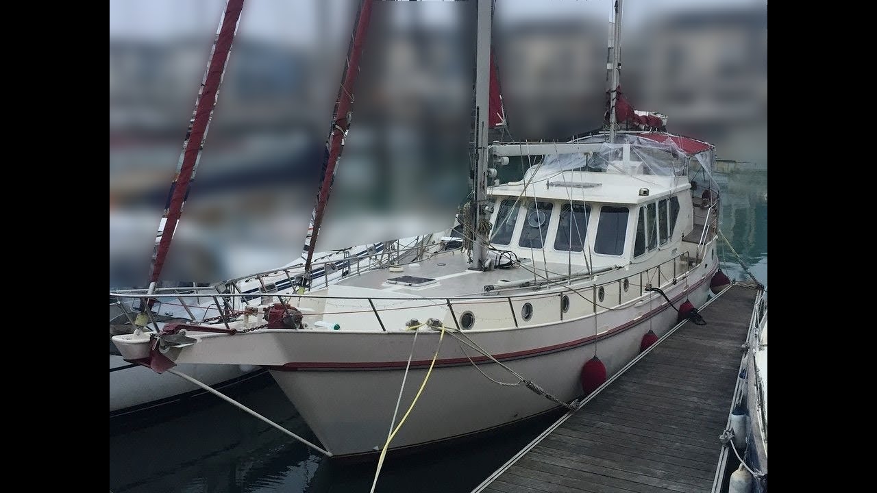 Visite STEEL MOTORSAILER 60' Chantier De ALM - YouTube