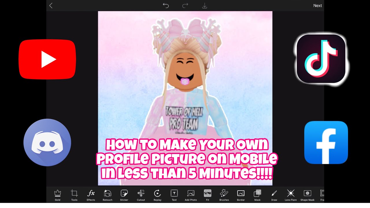 How to Make Your Own Profile Picture on Mobile in Less Than 5 Minutes ...