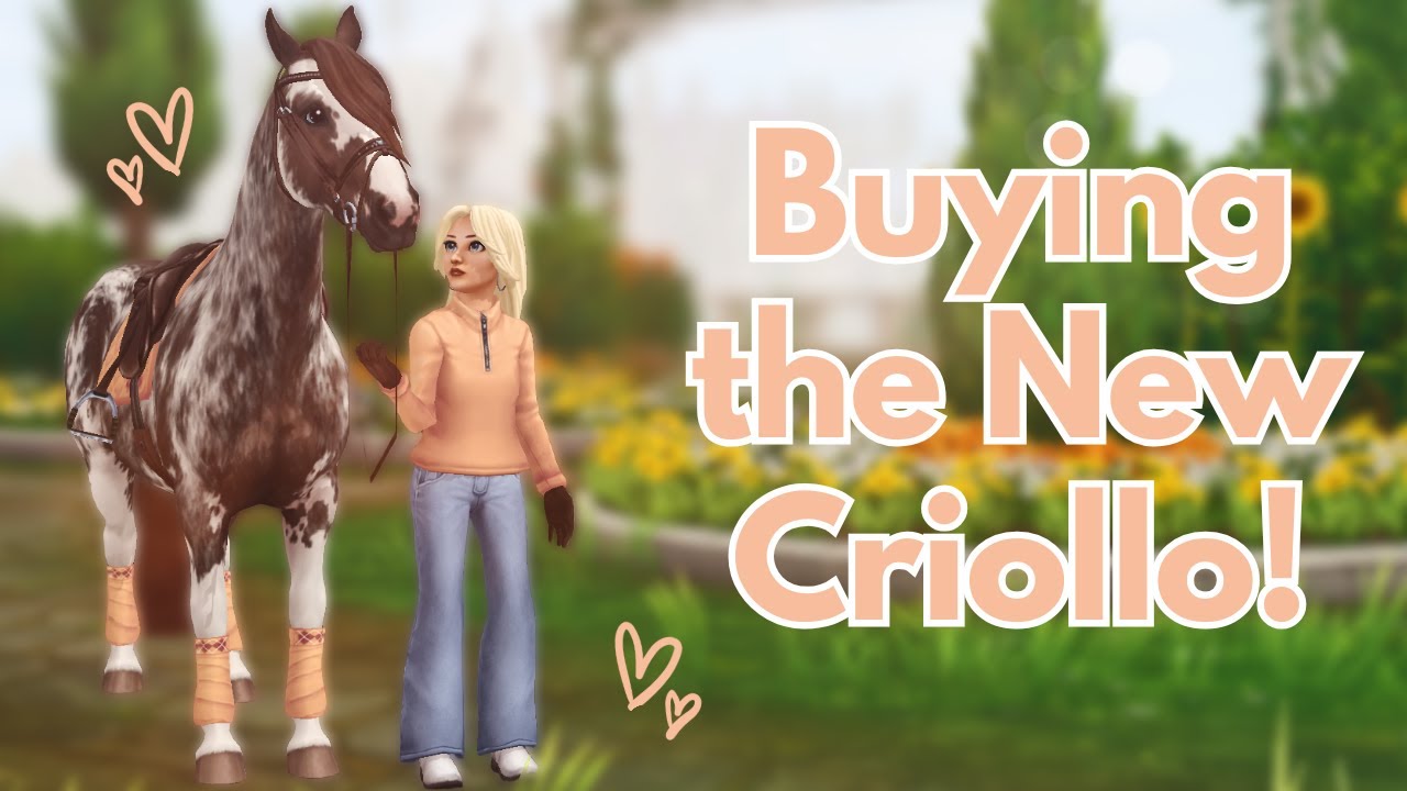 Criollo Chaos || Buying the New Criollo! || Star Stable Online - YouTube