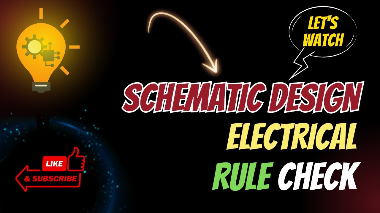 Schematic Design Annotation and Electrical Rule check - YouTube