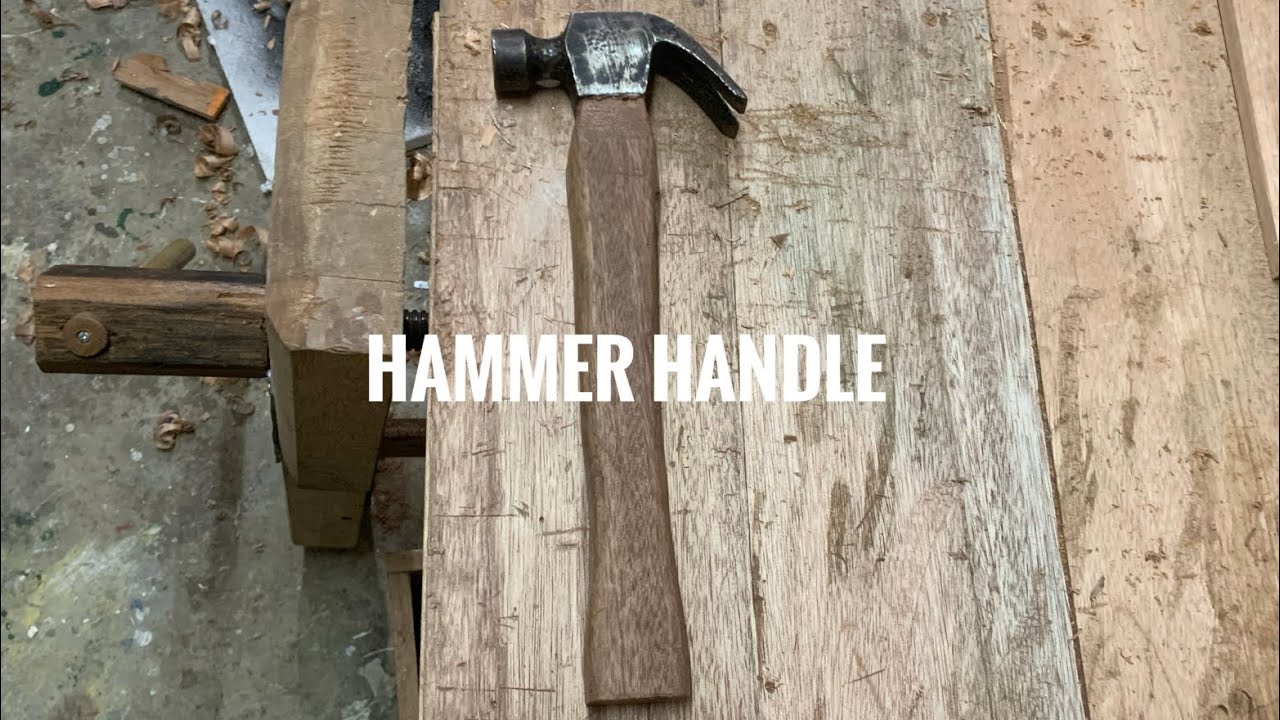Making a handle for my claw hammer - YouTube