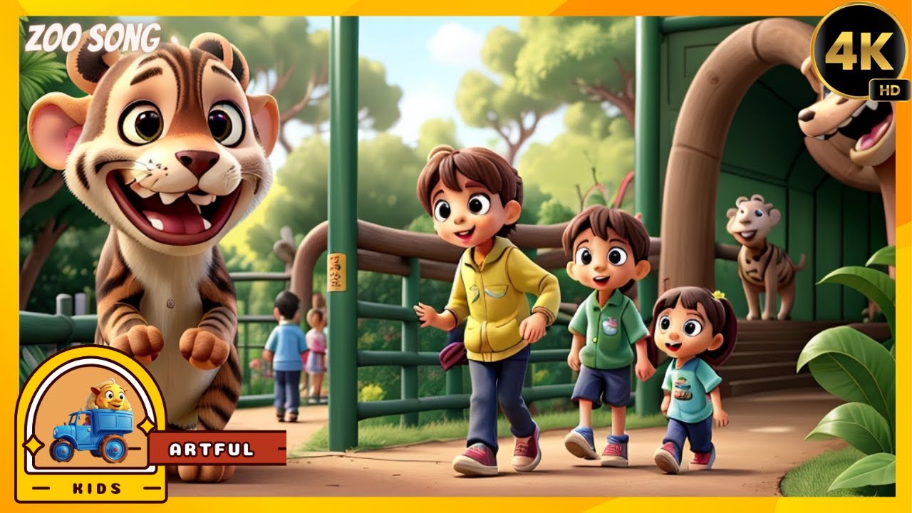 A Kids' Adventure Poem 🦒🐘🐒 | Enchanting Animal Safari for Little Ones ...