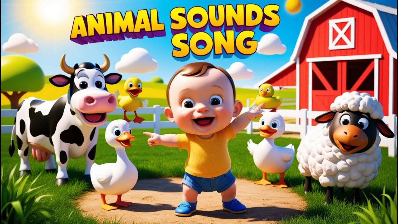 Animal Sounds Song for Kids | Learn Animal Sounds with Fun Rhyme - YouTube