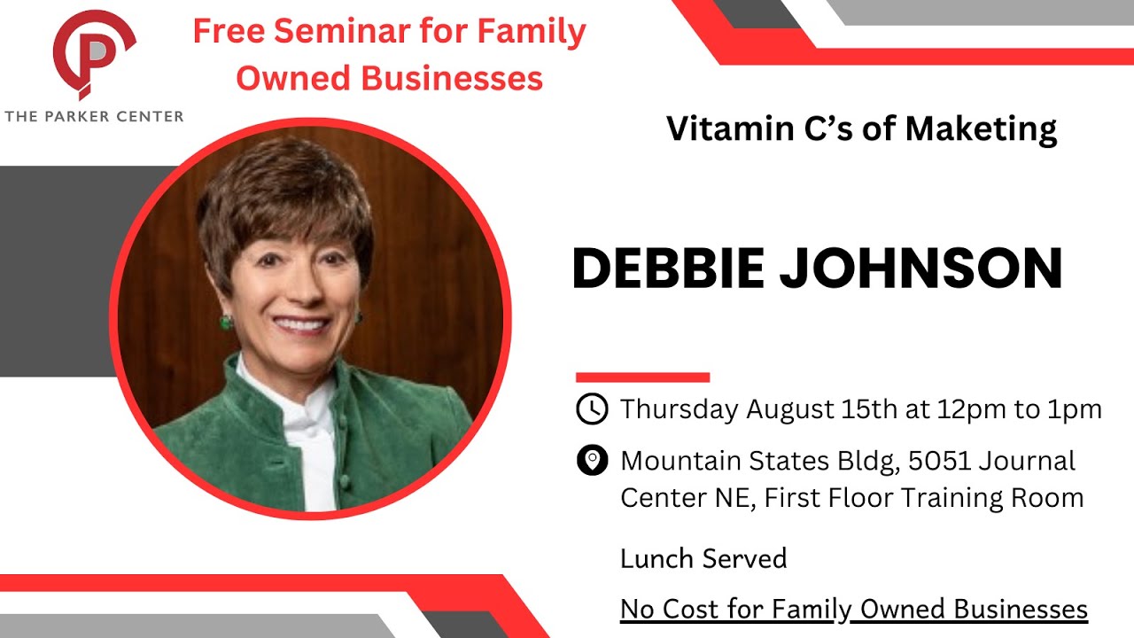 Vitamin C's of Marketing with Debbie Johnson - YouTube