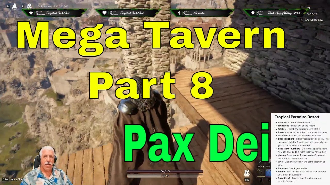 Pax Dei | The Mega Tavern - Part 8 | Freyja | Jura - YouTube