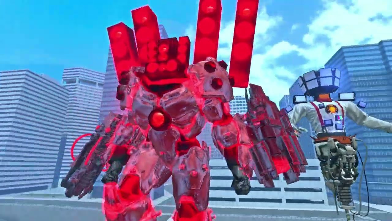 New Hybrid Camera Man & Mega Titan Speaker Man Vs Powerfull Scientist ...