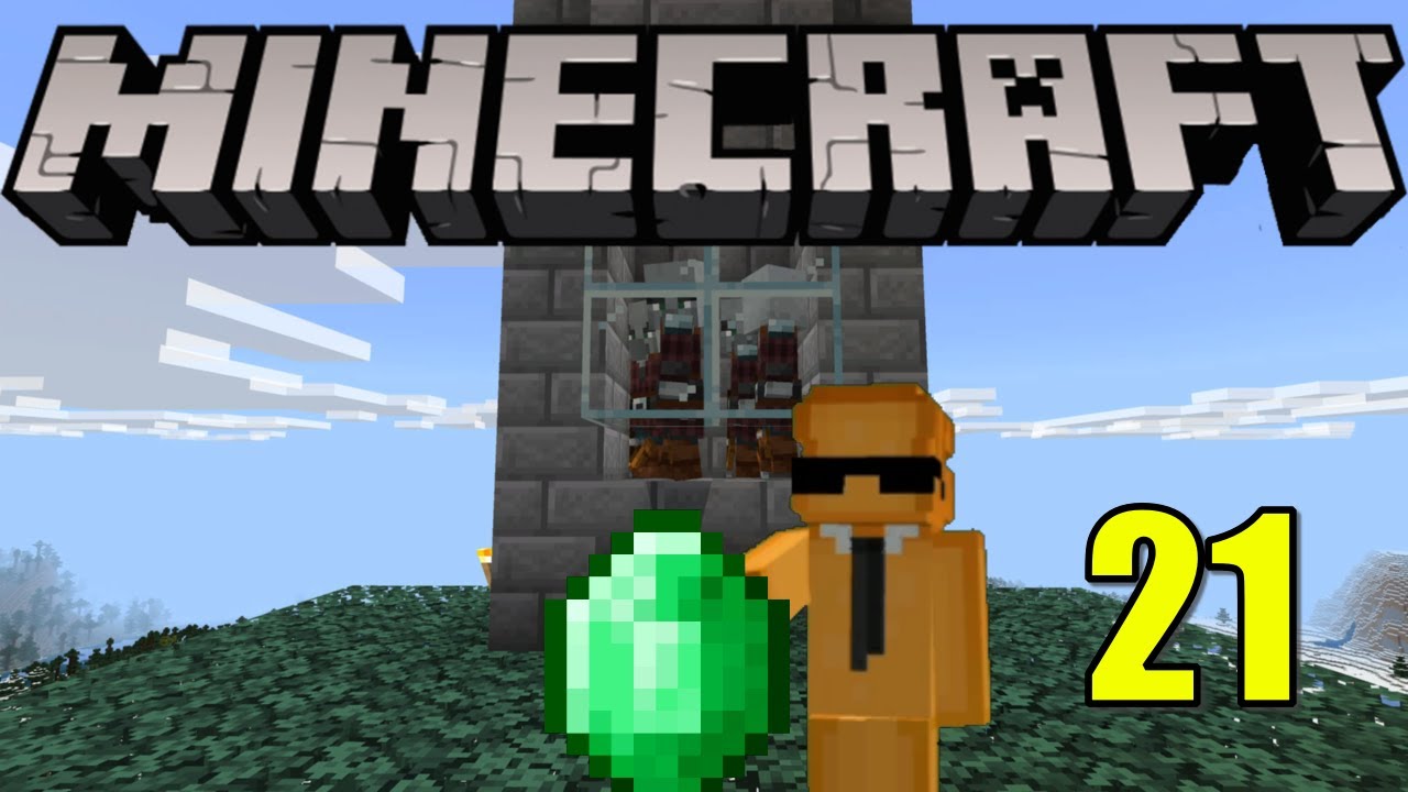 FARM de ESMERALDAS INFINITA! Minecraft Sobrevivendo embaixo da terra ...