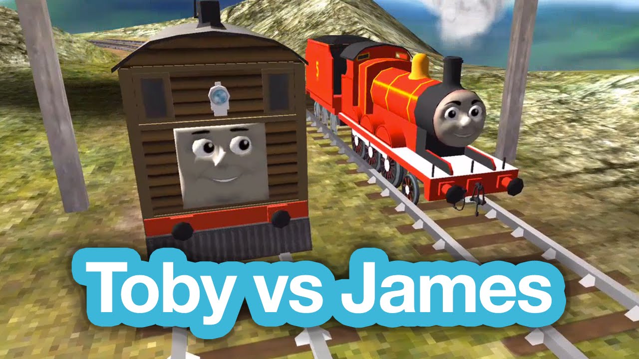 Toby the Tram Engine vs James in a race | Thomas & Friends - Thomas the ...