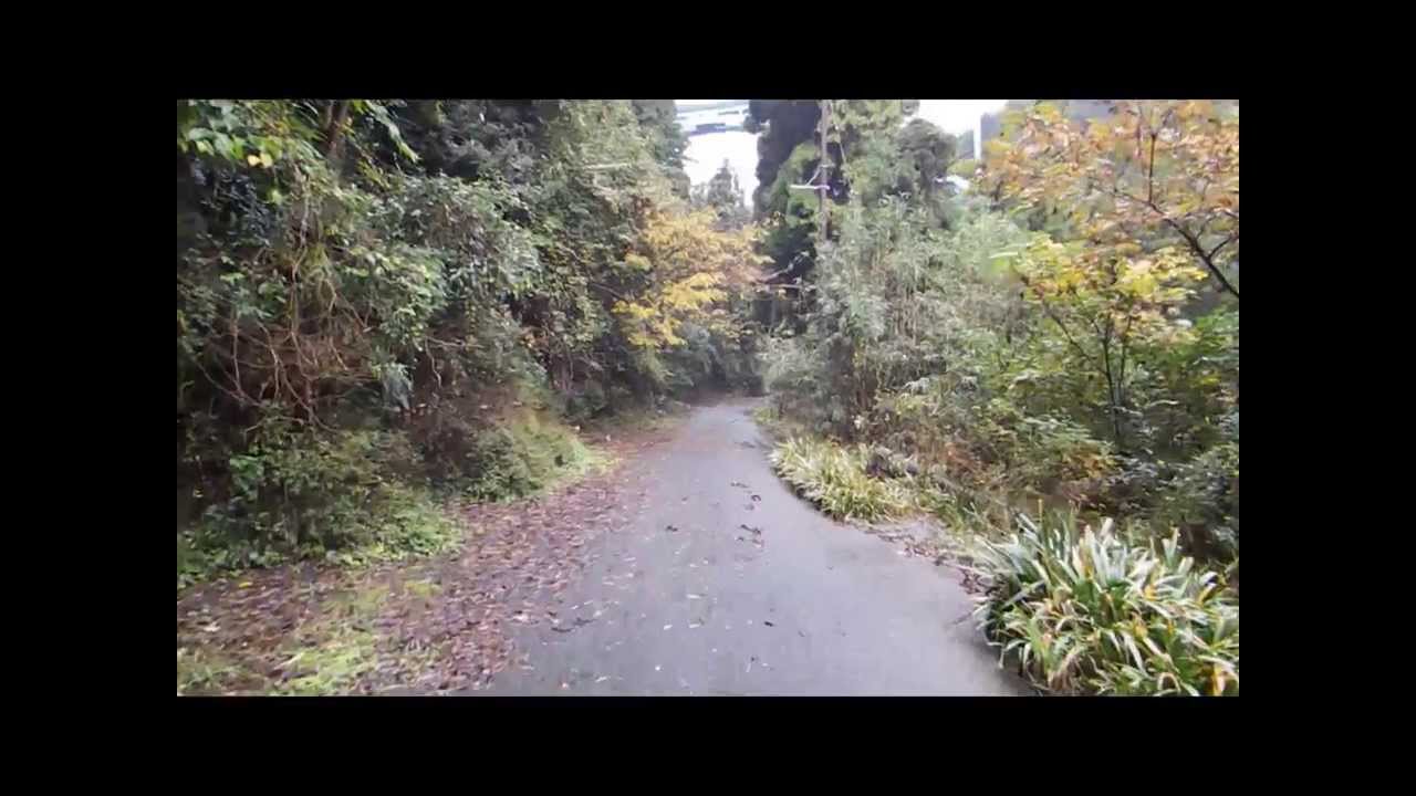犬鳴峠下 犬鳴ダムの封鎖された道 Inunaki dam up under November 10 2013 - YouTube