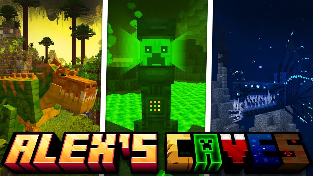 Nuovo Cave Update Su Minecraft Alexs Caves Mod Youtube