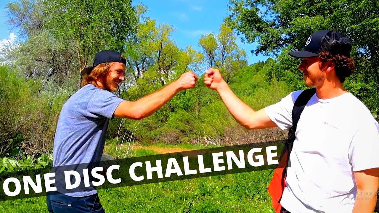 Disc Golf ONE DISC CHALLENGE! - YouTube