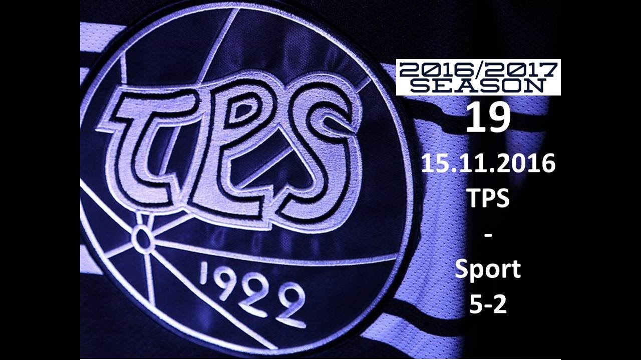 19. TPS - SPORT 2016-2017 15.11.2016 MAALIT - YouTube