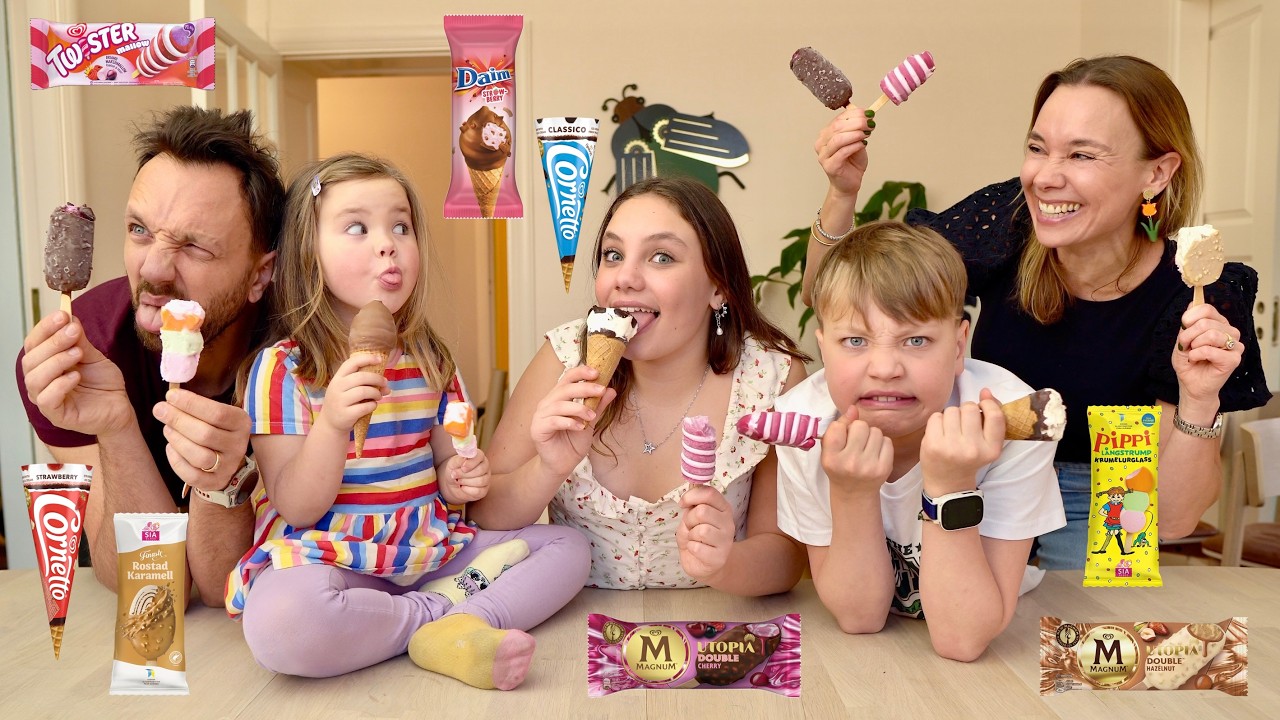 Testar årets glassnyheter från GB Glace & SIA glass - YouTube