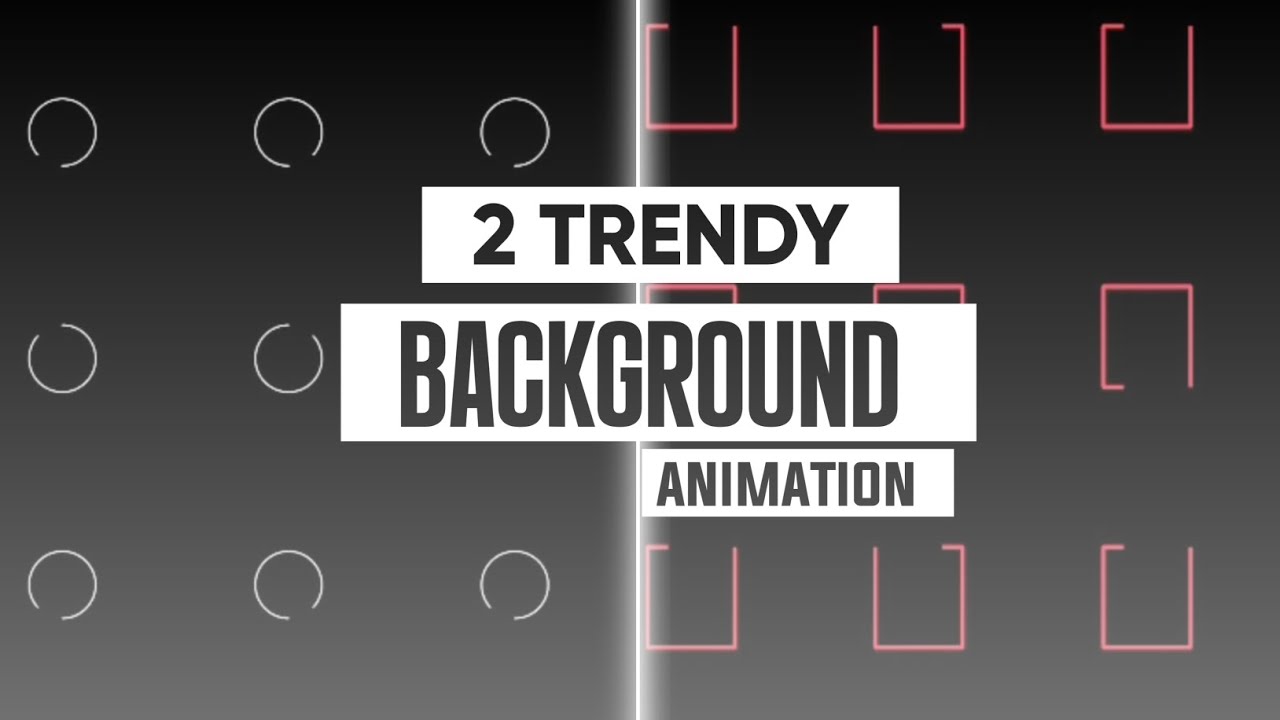HOW TO MAKE 2D BACKGROUND || 2 TRENDY BACKGROUND ANIMATION TRICK ...