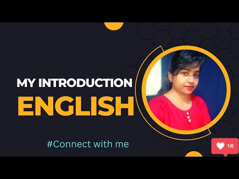 My Introduction||English speaking 🗣️, Connect with me #speakingenglish ...
