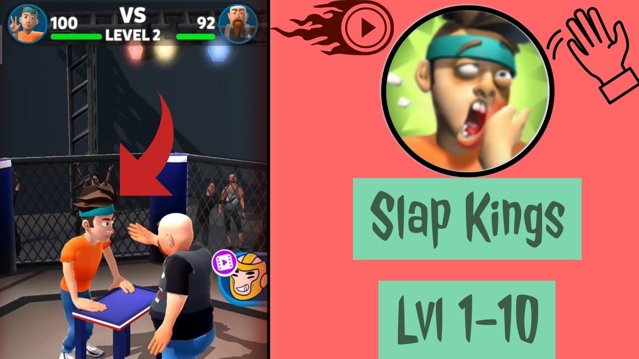 Slap Kings LVL 1-10 Gameplay Walkthrough - YouTube
