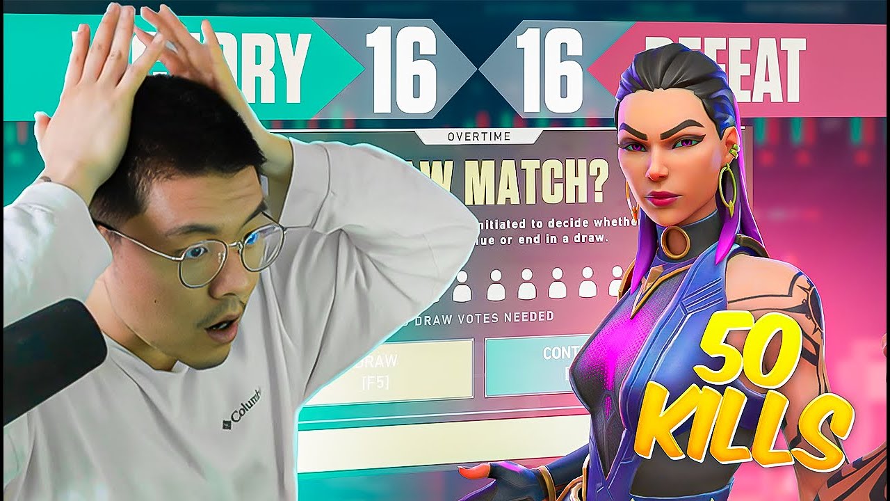 ENEMY REYNA DROPS 50 KILLS - YouTube