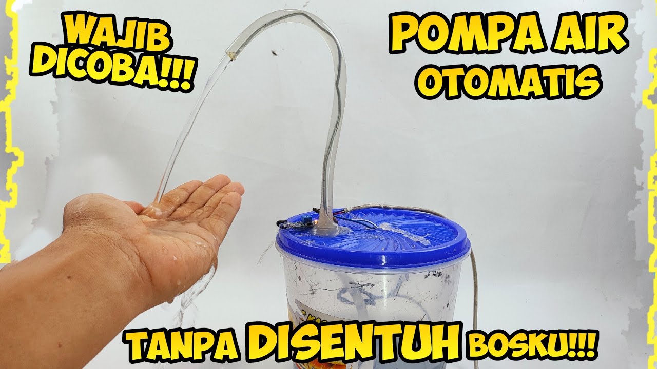 Cara buat CUCI TANGAN OTOMATIS - YouTube