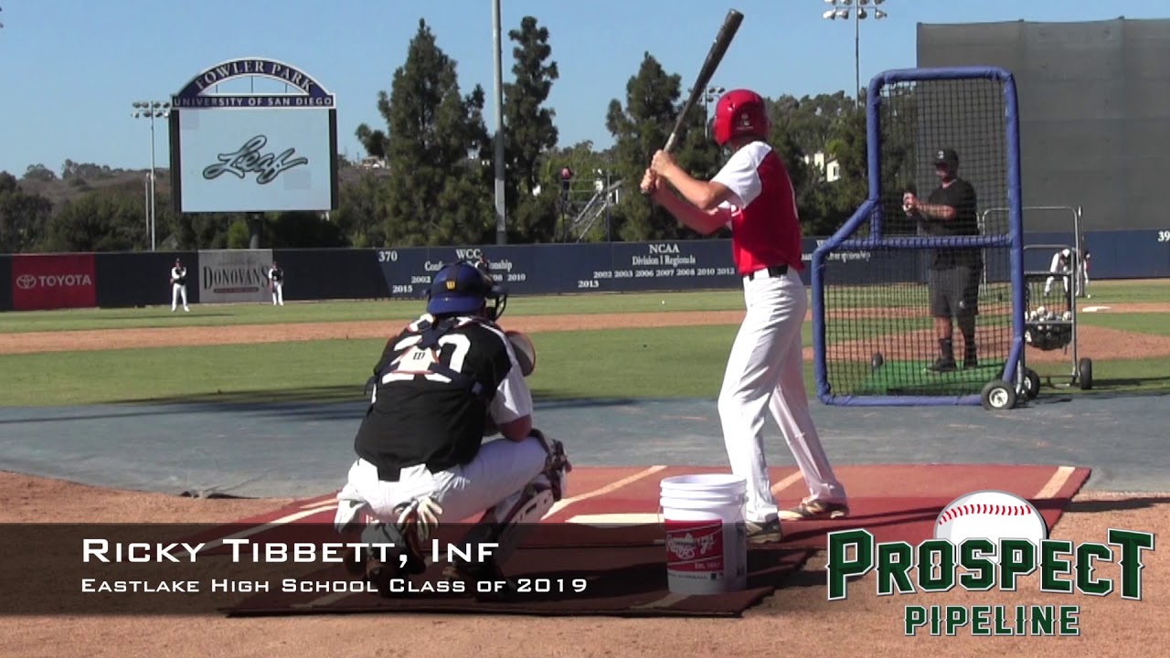 Ricky Tibbett Prospect Video, Inf, Eastlake High School Class of 2019 ...