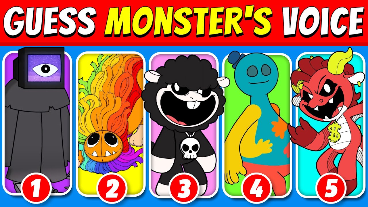 🤩😮Guess Poppy Playtime Chapter 4 Characters By VOICE | Quiz - YouTube