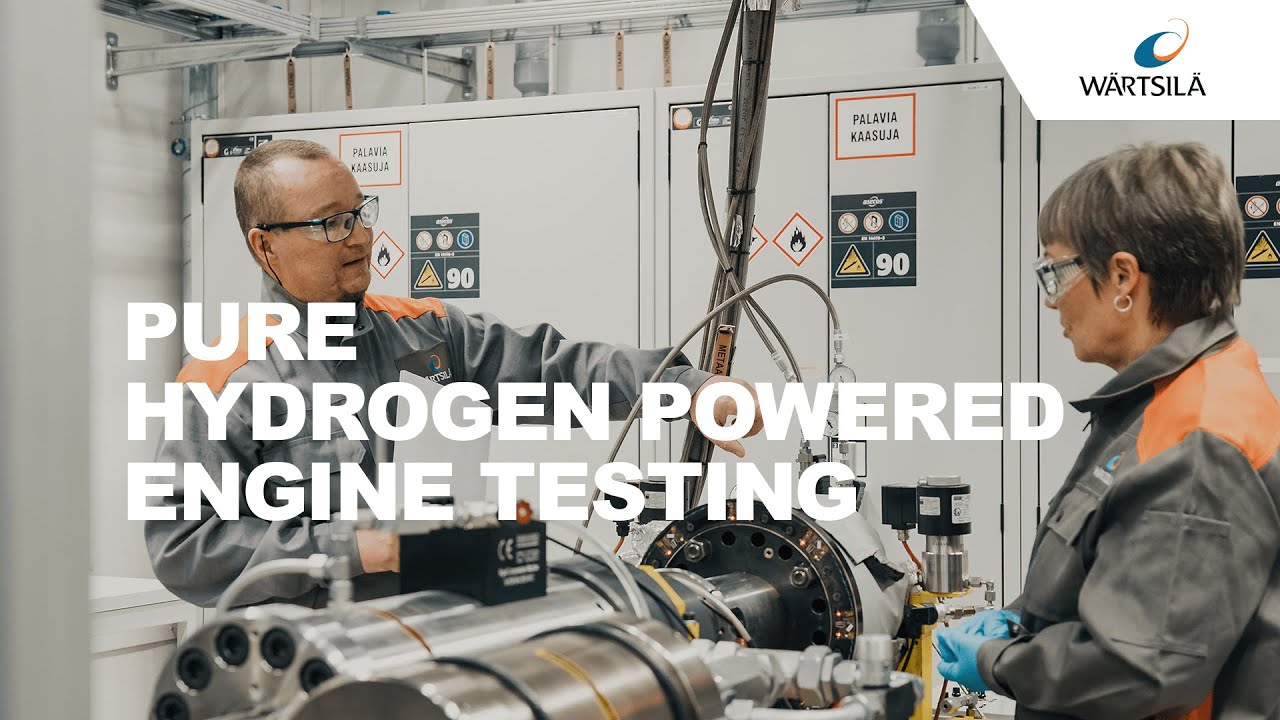The Fuel of the Future: Pure Hydrogen Powered Engines | Wärtsilä - YouTube