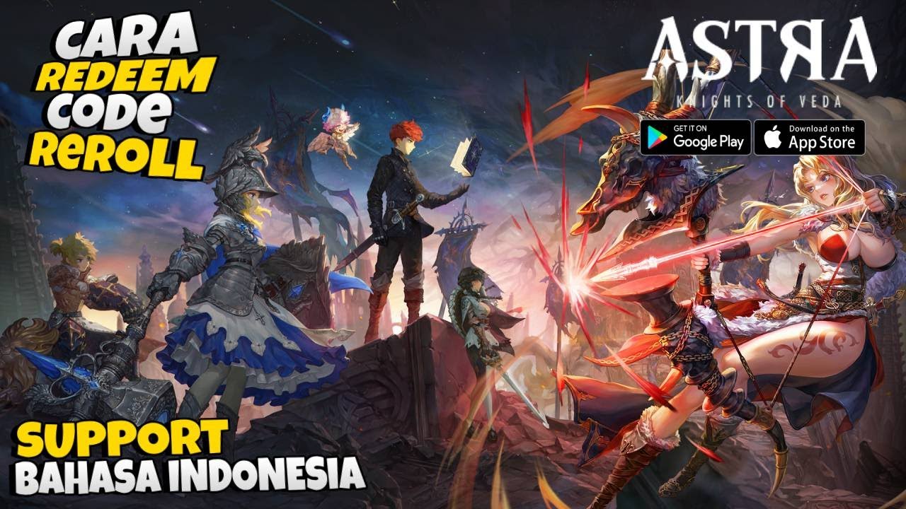 SERVER SEA - Cara Redeem Code/Reroll ASTRA: Knights of Veda (PC/MOBILE) Ditusiofficial - YouTube