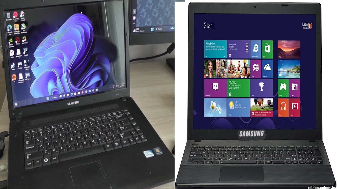 Windows 11 vs Windows 8 на старом ноутбуке - YouTube