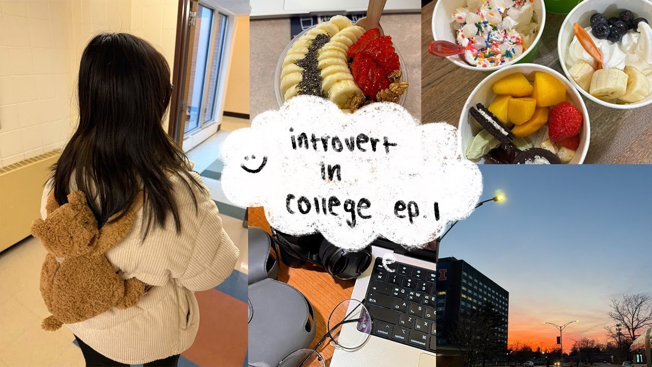 ep 1) introvert in college 유학 일기 – study sessions, ice cream, and ...