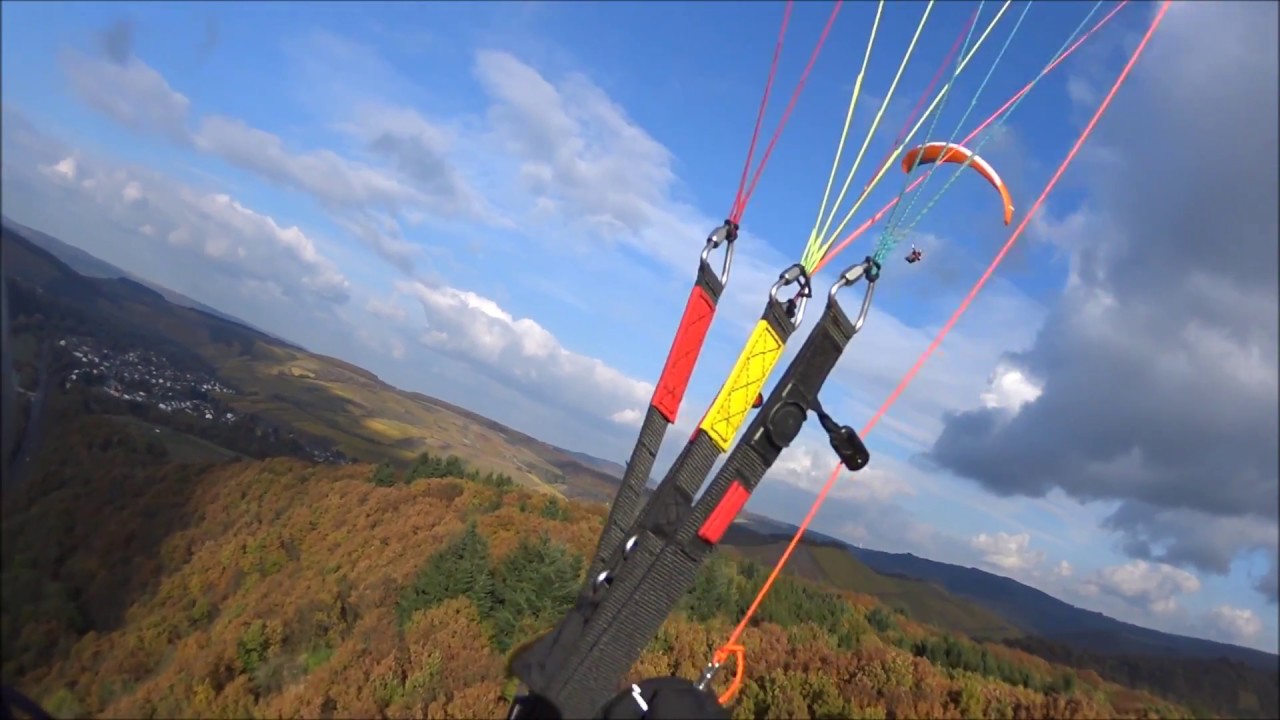 Gleitschirm Soaring in Schoden am 08.11.2016 - YouTube