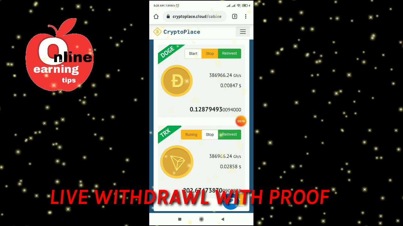 Tron mining,cryptoplace.cloud,how to mine crypto currency fast and free ...
