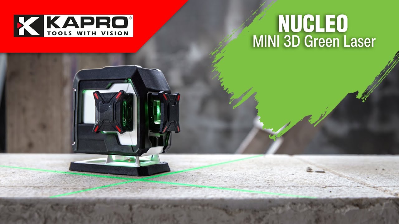 Nucleo. Kapro Mini 3D Green Laser - YouTube