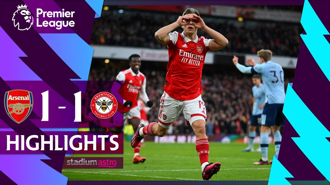 EPL Highlights: Arsenal 1 - 1 Brentford | Astro SuperSport - YouTube