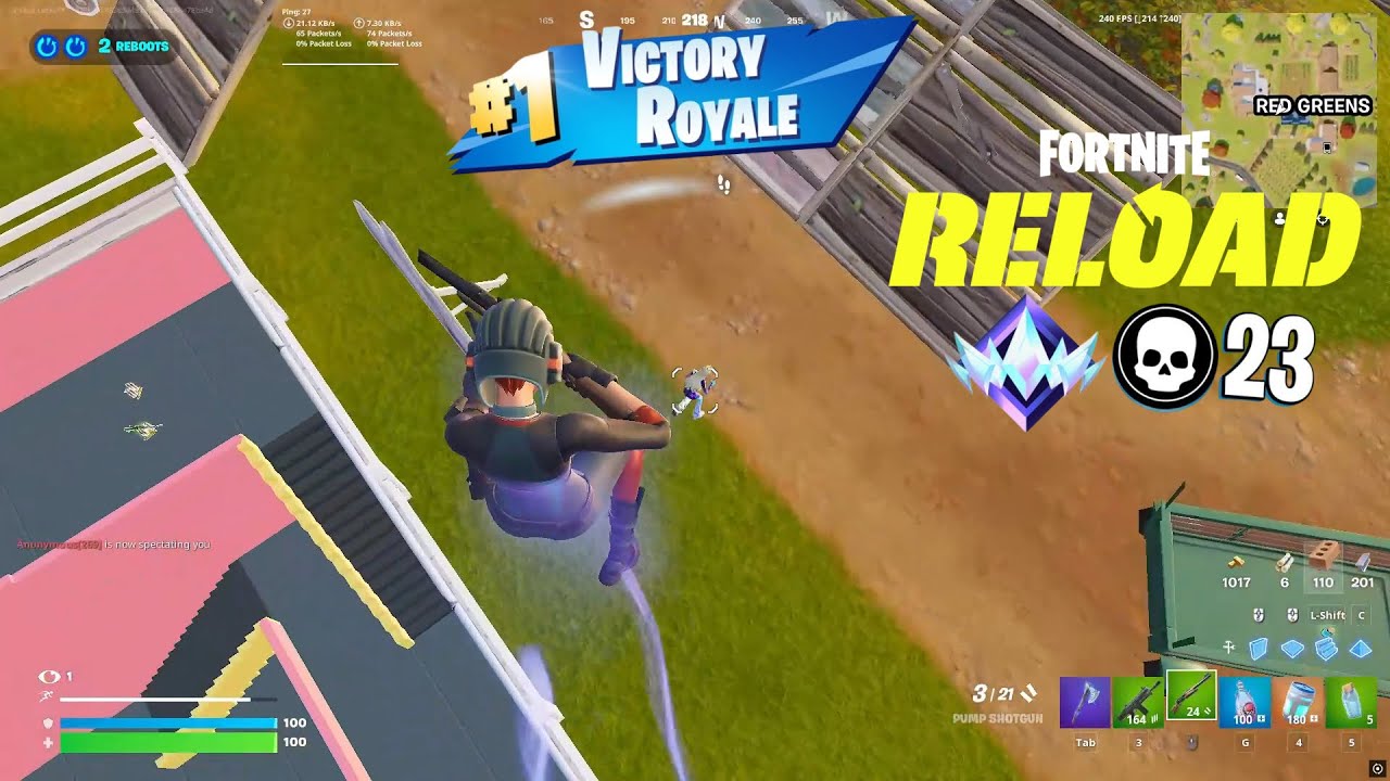 FORTNITE RANKED RELOAD BUT I DROP 20 KILLS😓 - YouTube