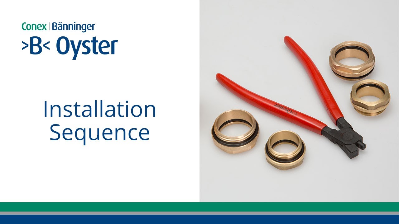 ＞B＜ Oyster Installation Video - YouTube