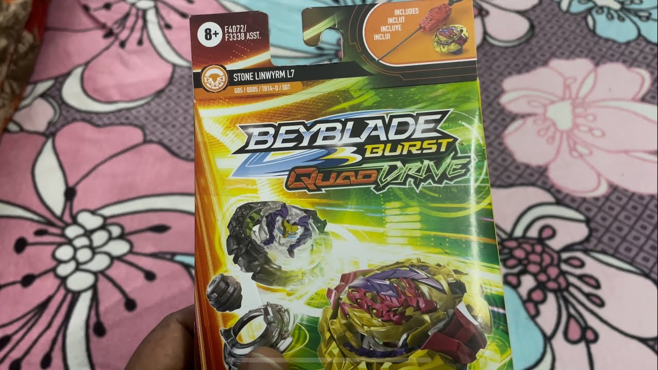 Opening of STONE LINWYRM L7 Beyblade Burst Quad Drive - YouTube