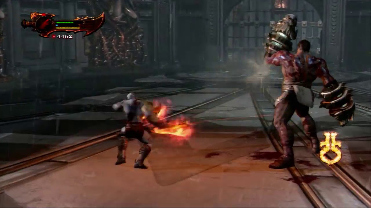 God of War III Boss fight : Kratos vs Hercules - YouTube