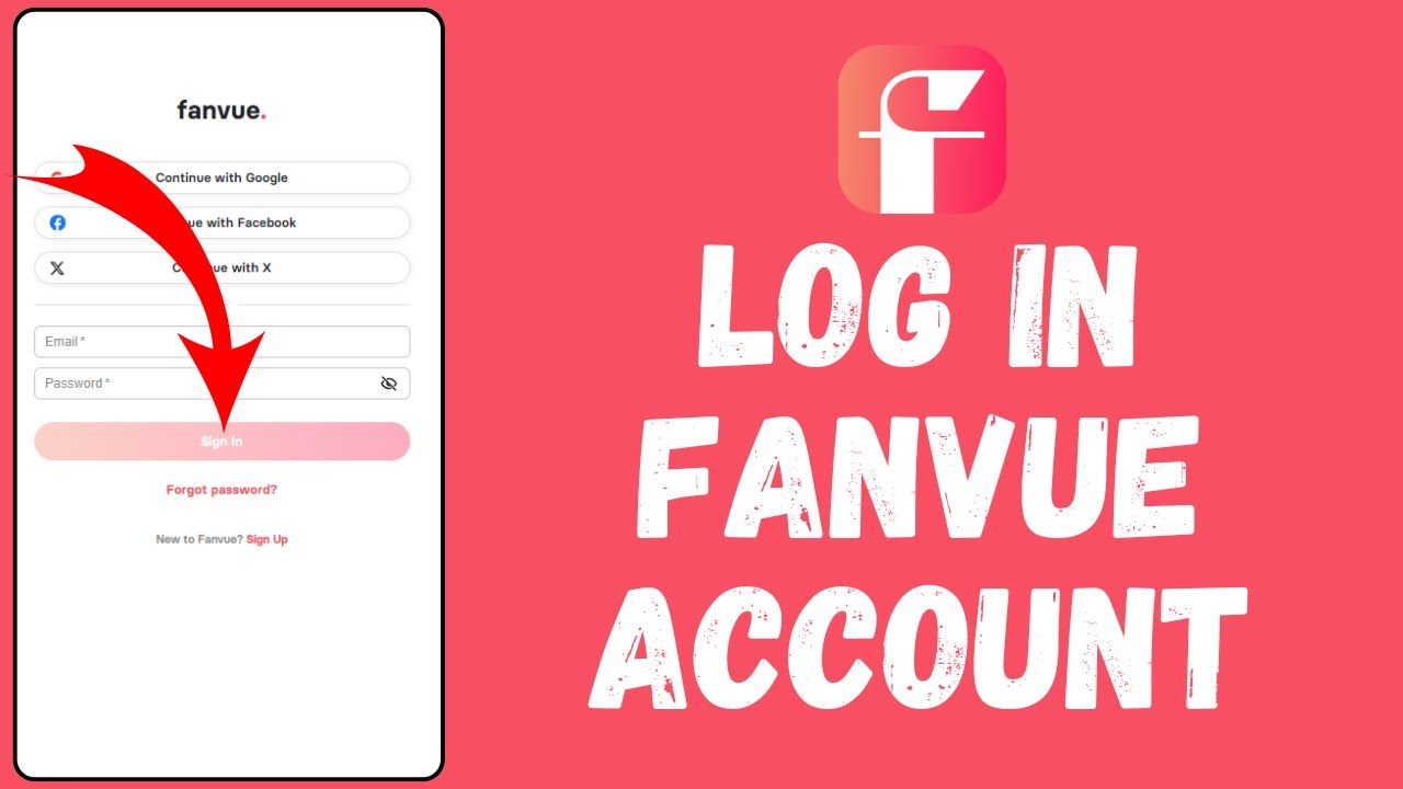 How to Login on Fanvue Account 2024 | Sign In to Fanvue Account - YouTube