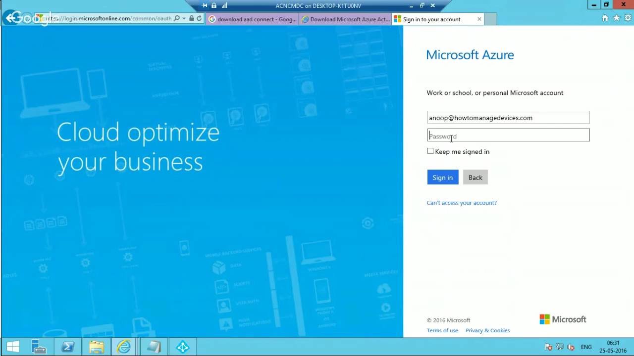 How to Sync On Prem AD User accounts With Azure AD AADJ MFA Twitter ...